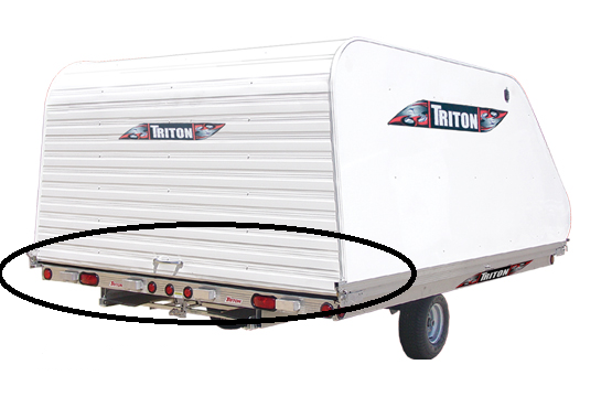 Triton 08394 Rubber Seal for Snowmobile Trailer Coverall | Hanna ...