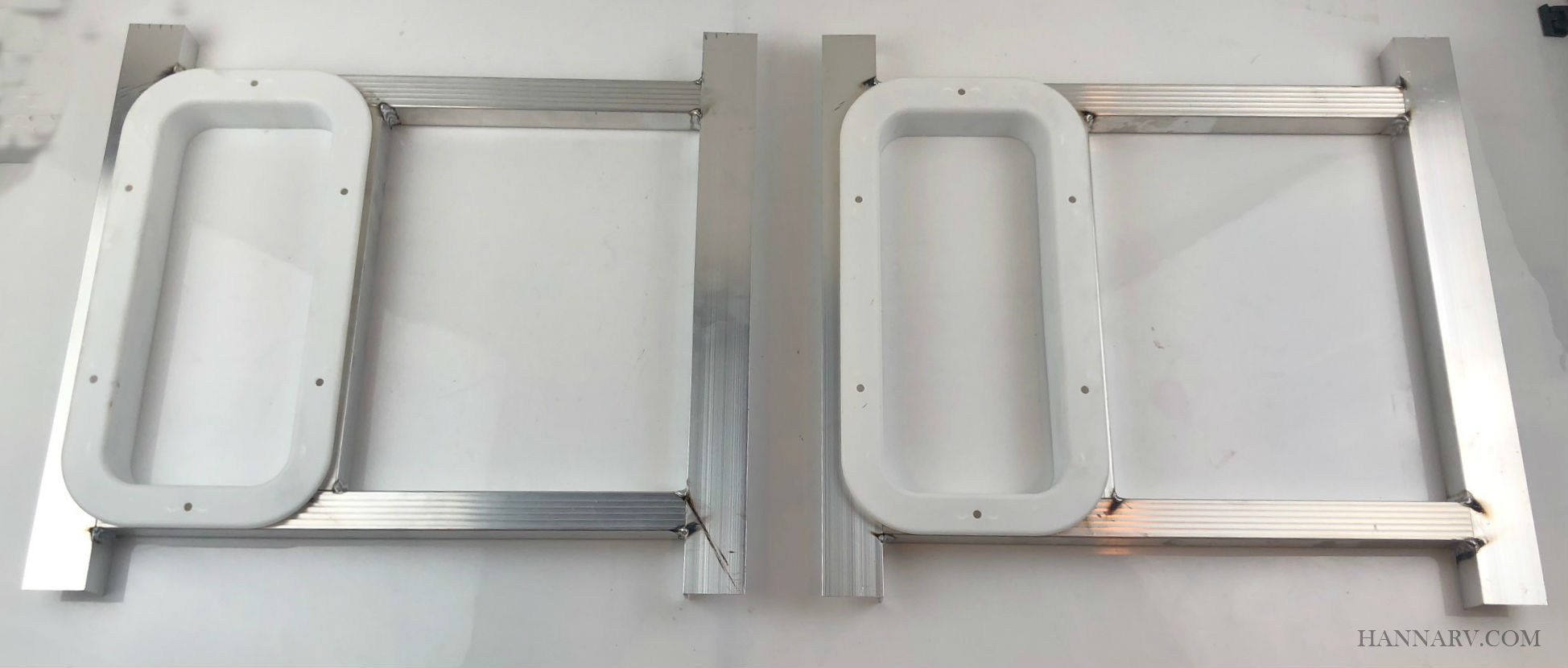 Triton 09756 Aluminum Salem Vent Kit - Pair | Hanna Trailer Supply
