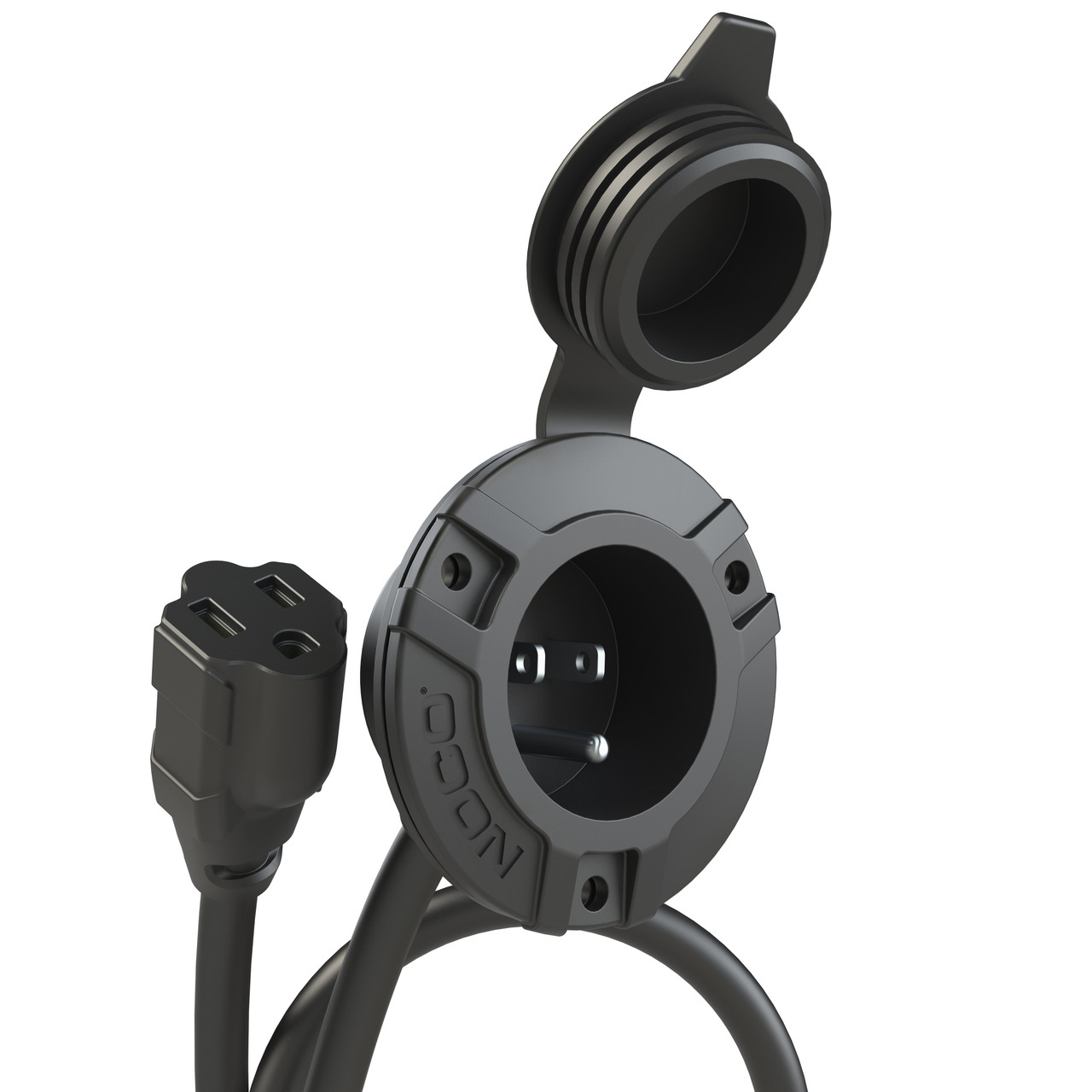 NOCO GCP1 AC Port Plug With 16 Inch Extension Cord | Hanna Trailer Supply