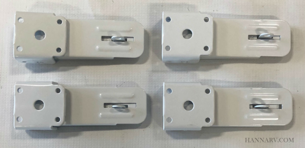 Universal Pop-Up Camper Locking Roof Latch - Steel Powder Coated White ...