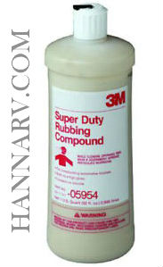 3M | 05954 | Super Duty Rubbing Compoud - 1 Quart | Hanna Trailer Supply
