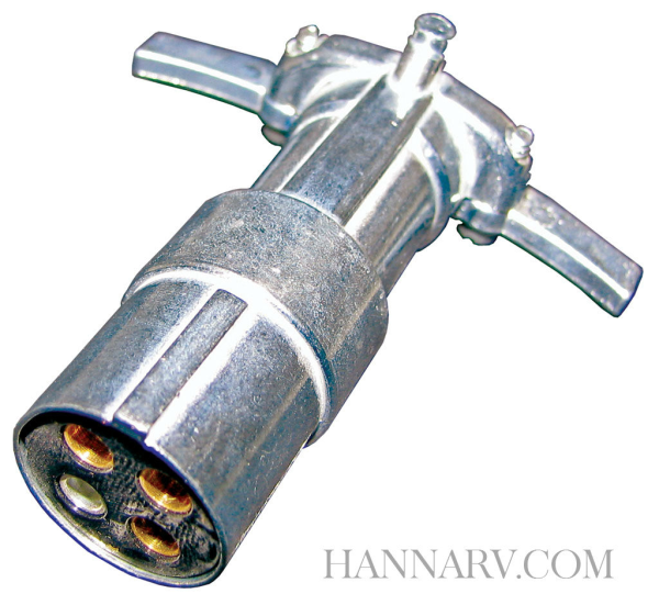 4-Pole Zinc Trailer Wiring Connector - Trailer End - S403 | Hanna ...