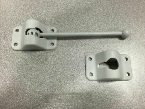 6 Inch Enclosed Cargo Trailer Door Hold Back - Gray | Hanna Trailer Supply