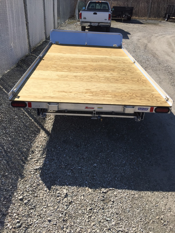 Triton ATV128 Single Axle Aluminum 3 Place ATV / Utility Trailer with ...
