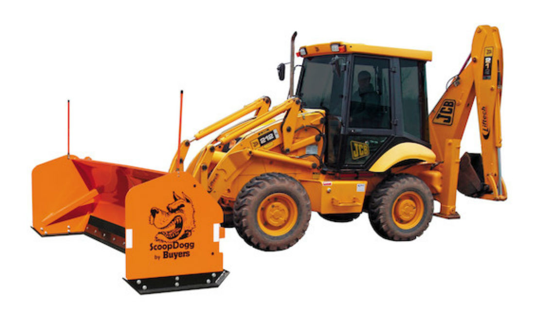 ScoopDogg Model 2602114 Backhoe Snow Pusher - 14 Foot Wide Pusher For ...