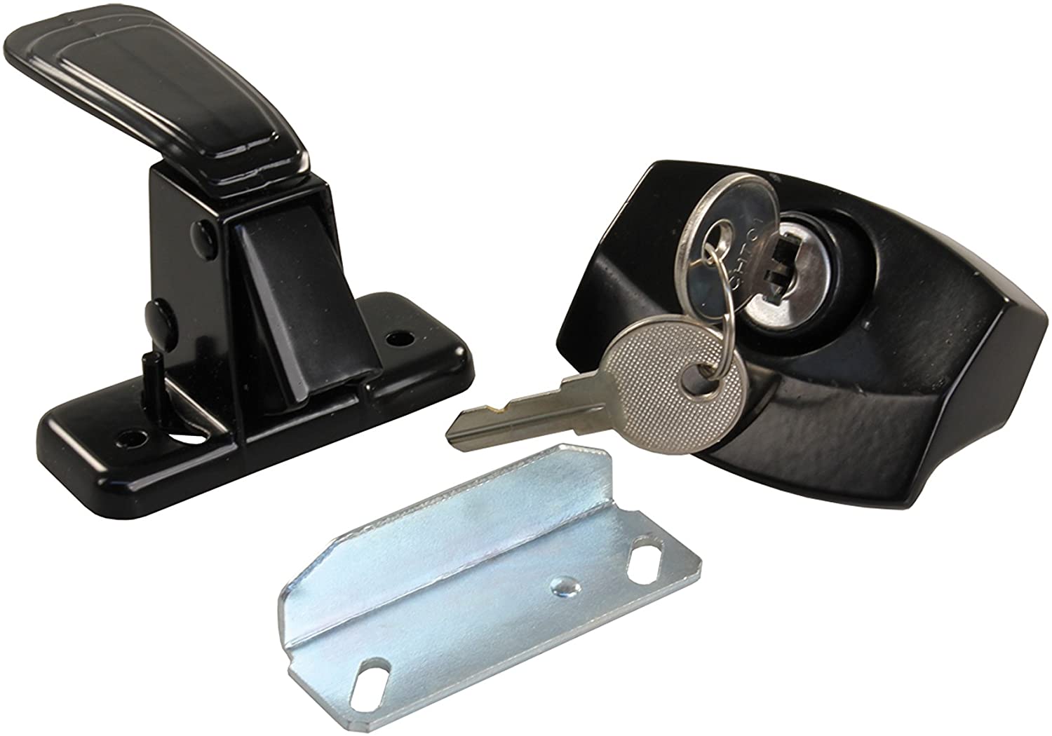 JR Products Universal Camper Door Latch Black - 11675 | Hanna Trailer ...