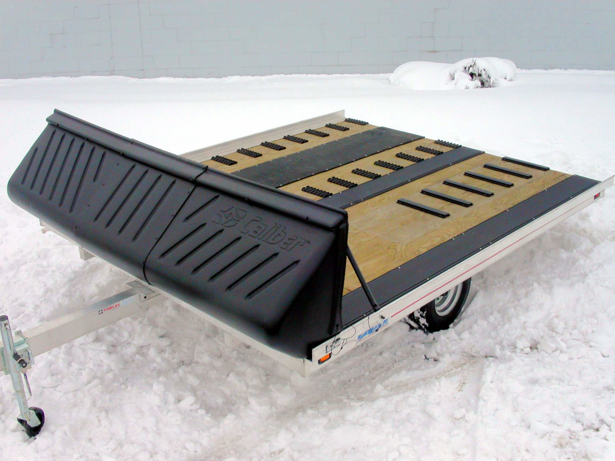 Caliber 13401 Poly Shield III Series Snowmobile Trailer HDPE Plastic ...