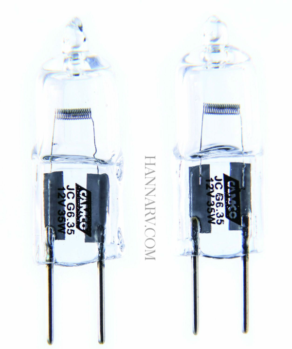 Camco 54903 | 12 Volt 35 Watt JC-35 Halogen Bulb | 2 Pack | Hanna ...