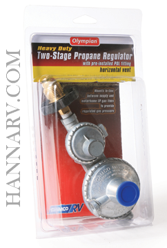 Camco Horizontal Two Stage Propane Regulator with P.O.L. | 59333 ...