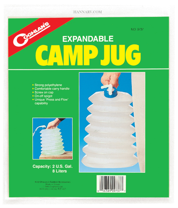 Coghlan's | 9737 | Expandable Camp Jug | Hanna Trailer Supply