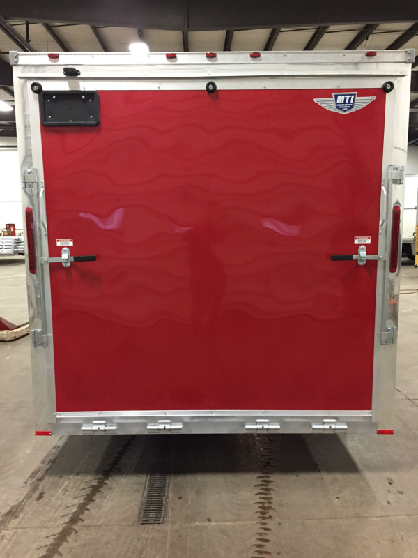 Custom Order 8 X 18 All Aluminum Cargo Trailer with Extended Wedge Nose ...