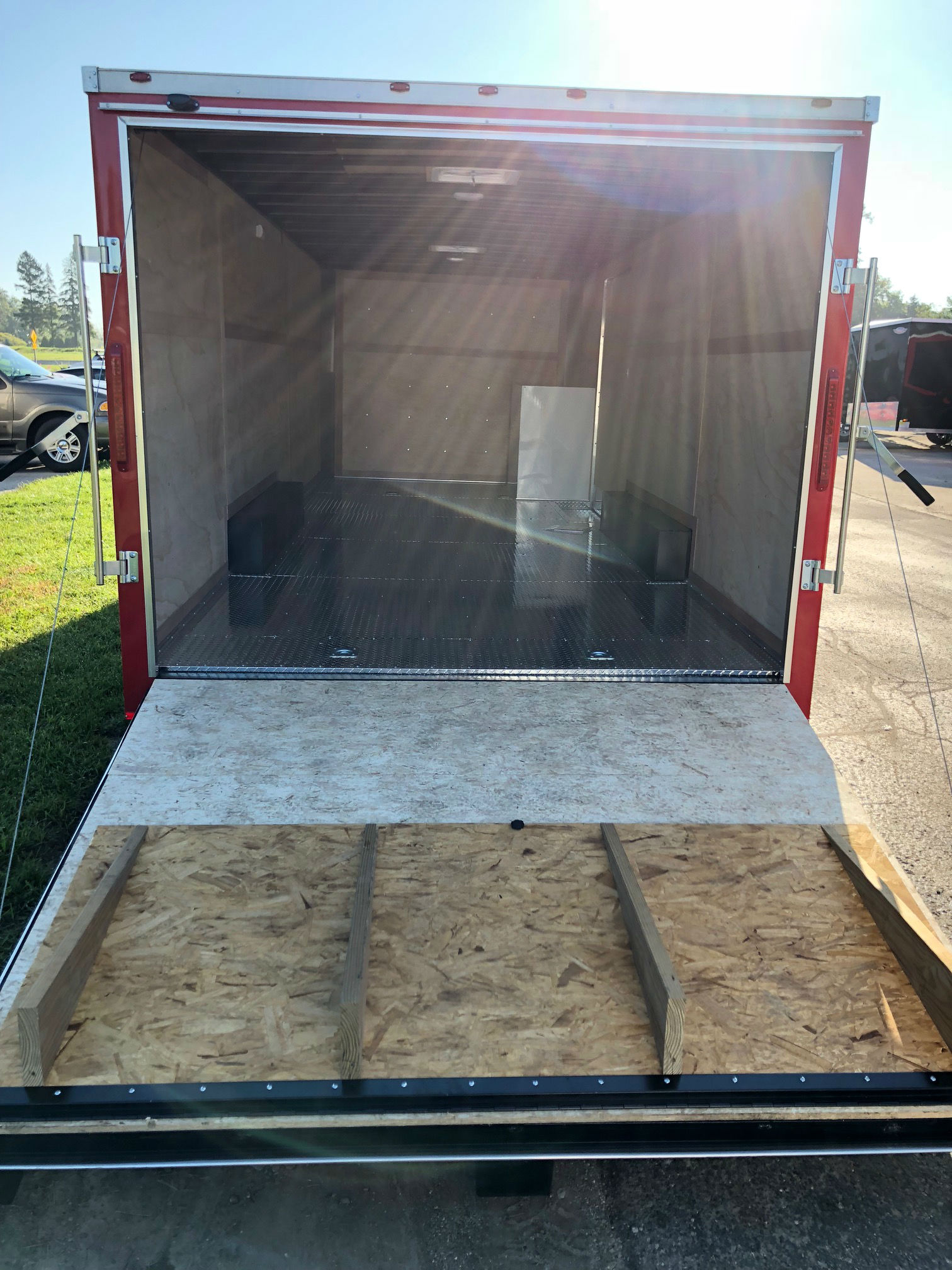Custom Order 8.5 X 22 14,000 Lb Steel Cargo Trailer with Generator ...