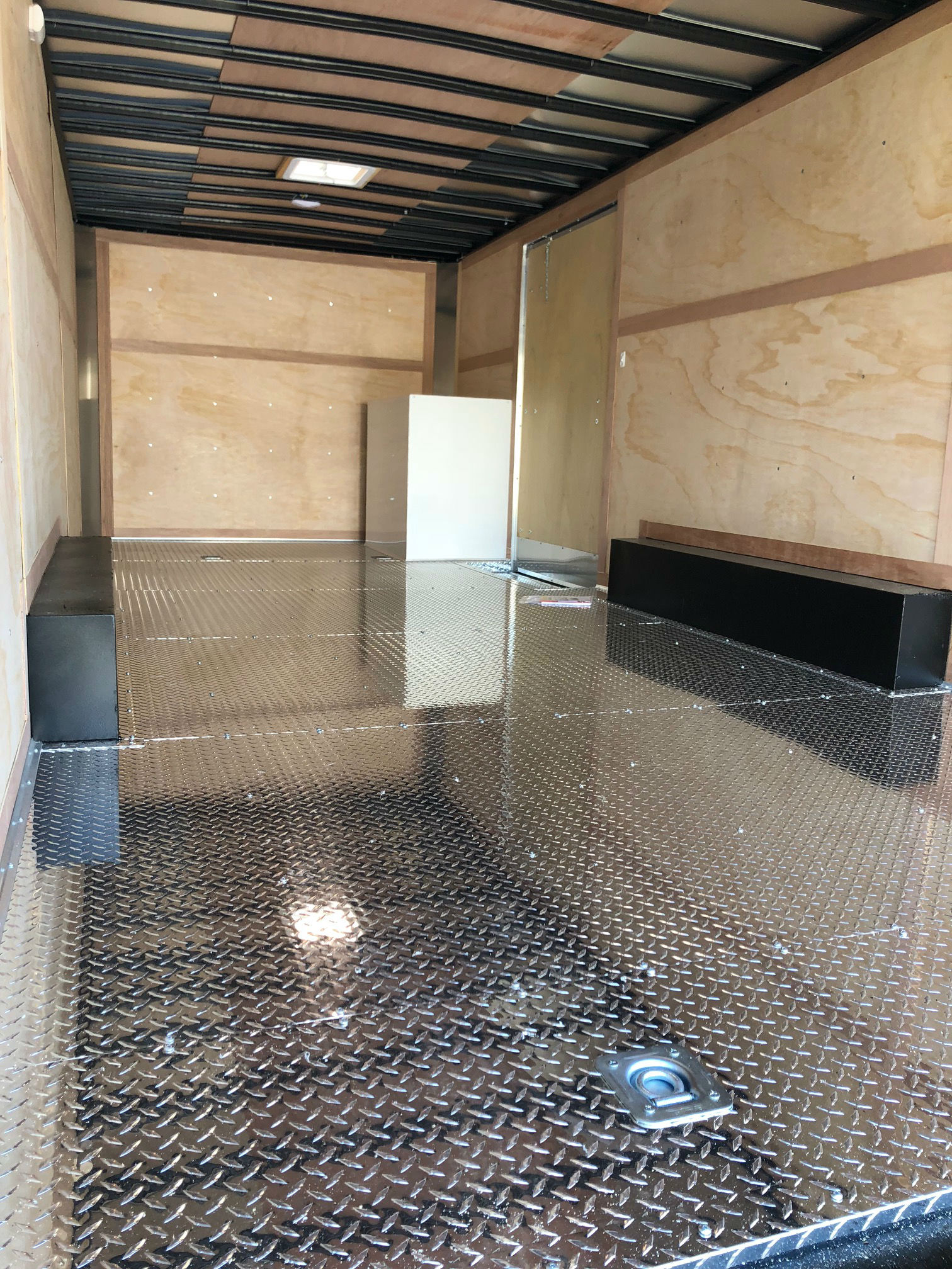 Custom Order MTI 8.5 X 22 14,000 Lb Steel Cargo Trailer with Generator ...