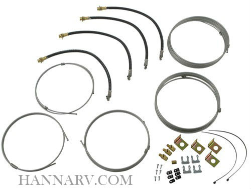 Dexter 9579-2 Hydraulic Line Kit -Tandem Axle - Deluxe Drum - 3.5K-8K ...