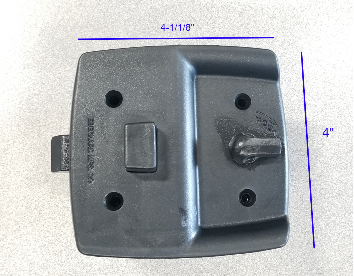 Eberhard 6000 Series Door Latch for Pop Up Campers. Includes Gasket ...