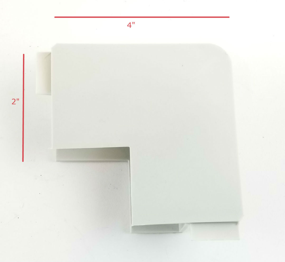 Enclosed Cargo Trailer Door Corners - Gray - 4 Pack | Hanna Trailer Supply