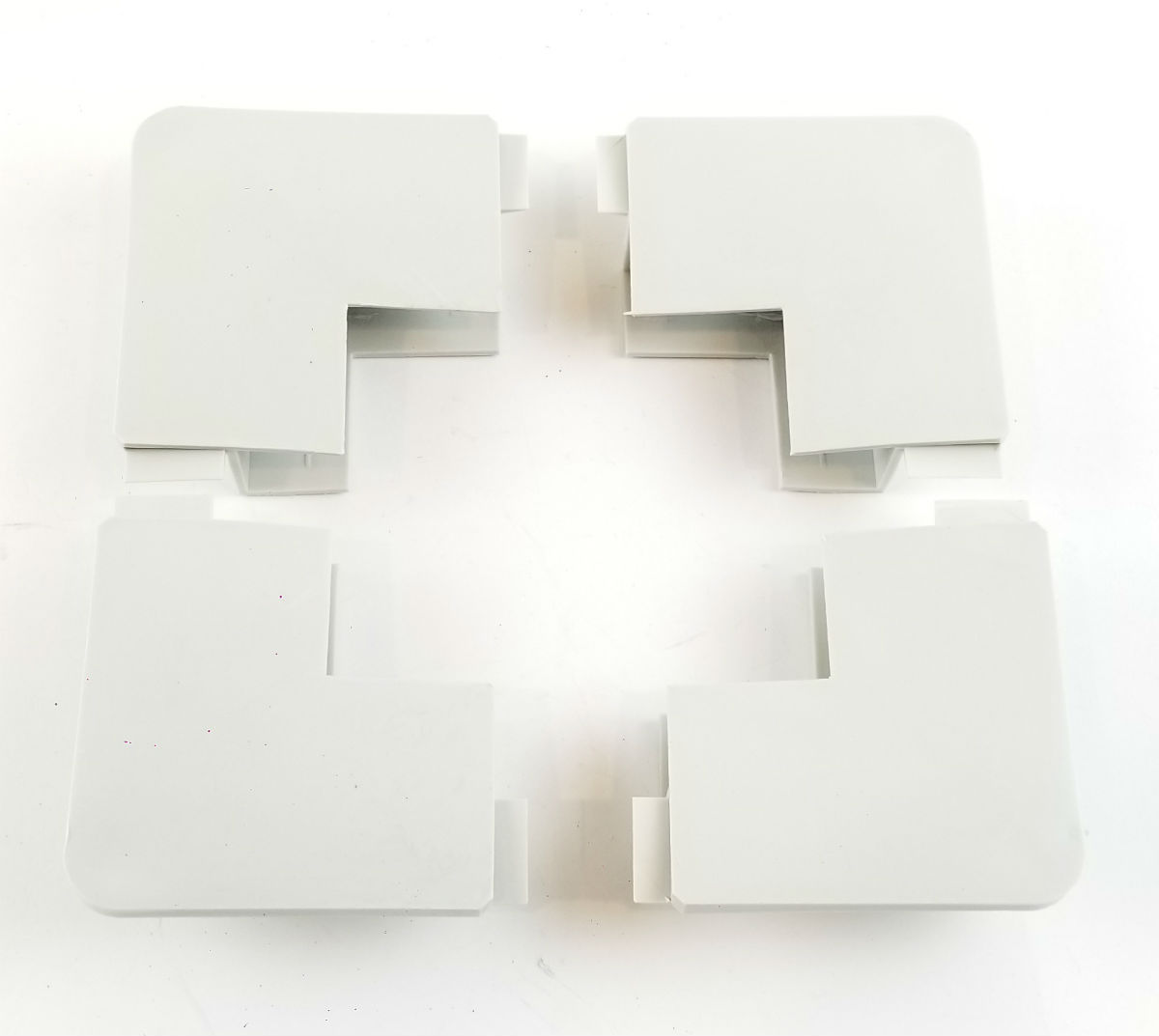 Enclosed Cargo Trailer Door Corners - Gray - 4 Pack | Hanna Trailer Supply