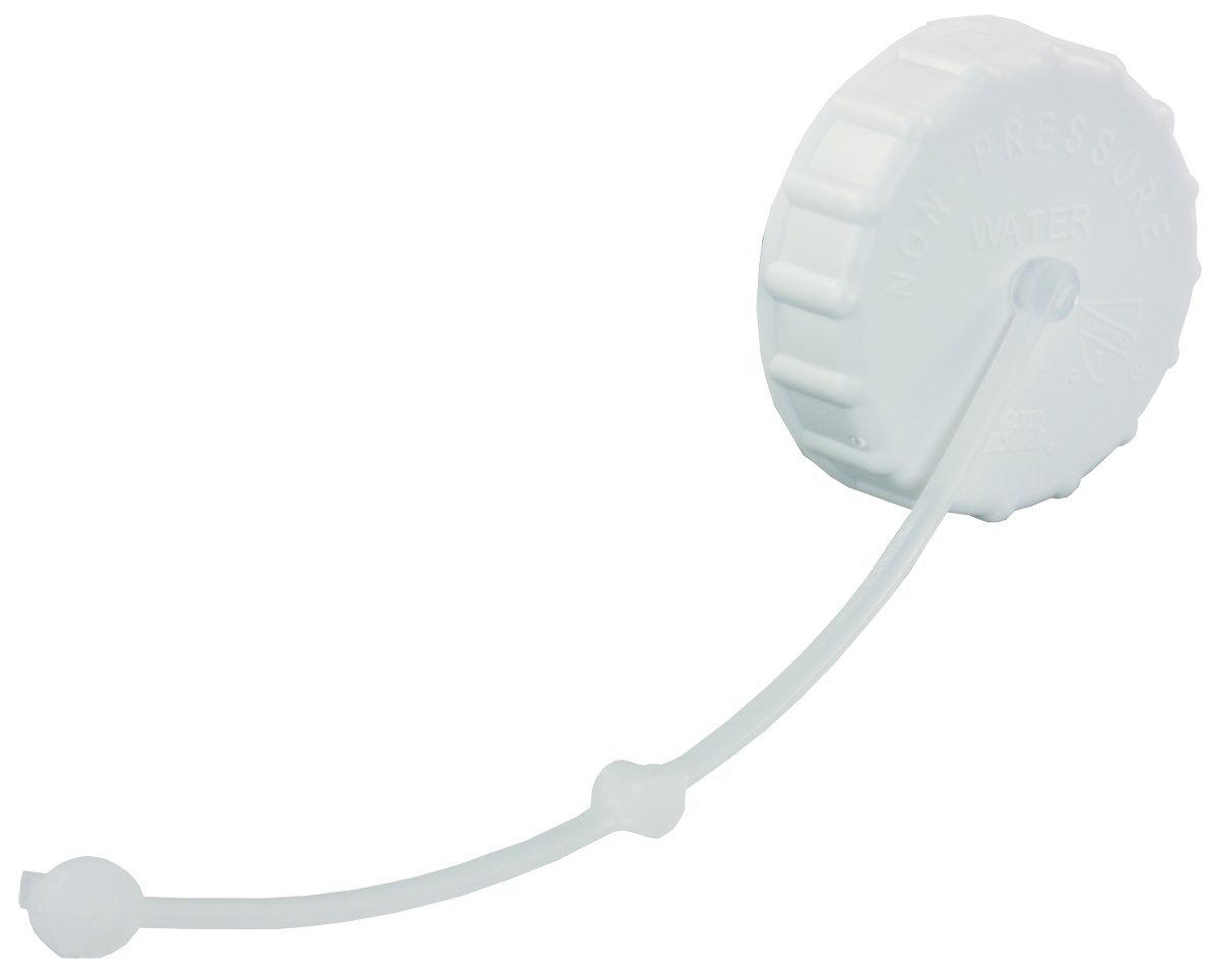 JR Products Thetford Gravity Water Fill Cap and Strap | White | 222PW-A ...