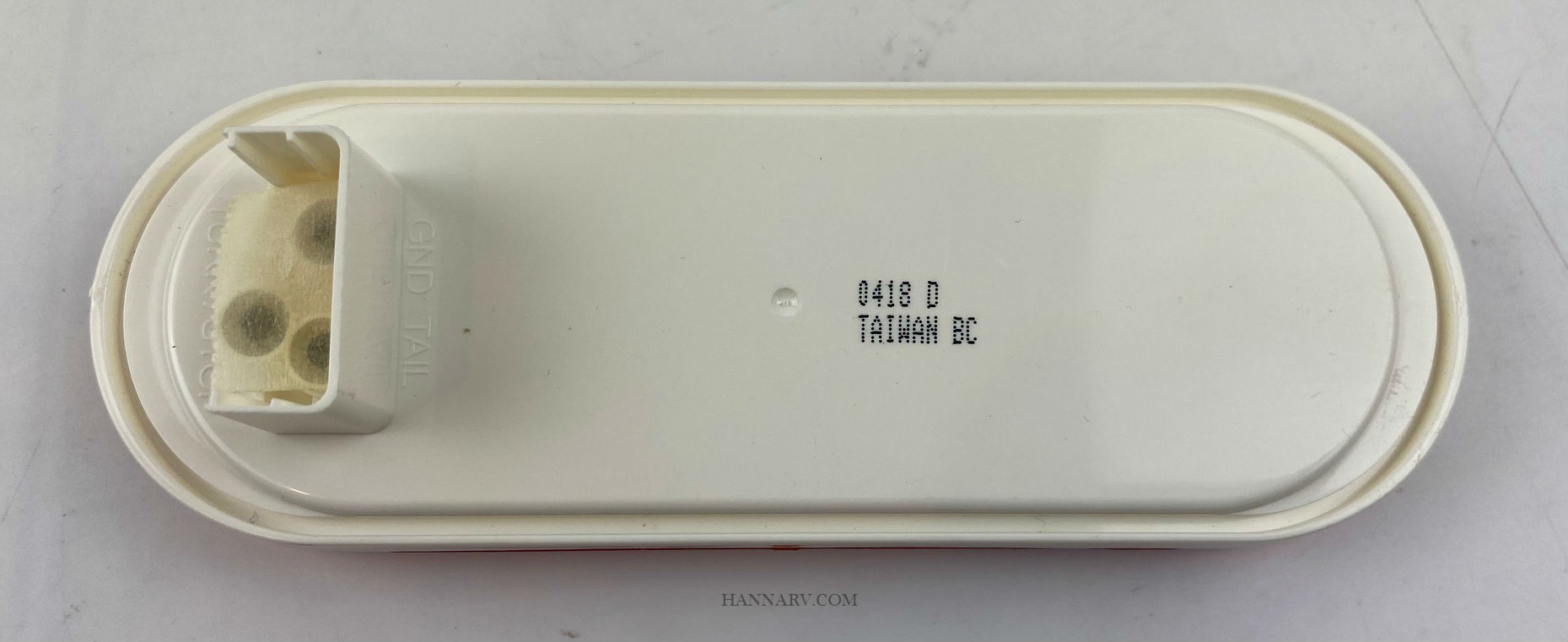 Karavan 205-00131-NA Red 6" LED Oval Tail Light | Hanna Trailer Supply