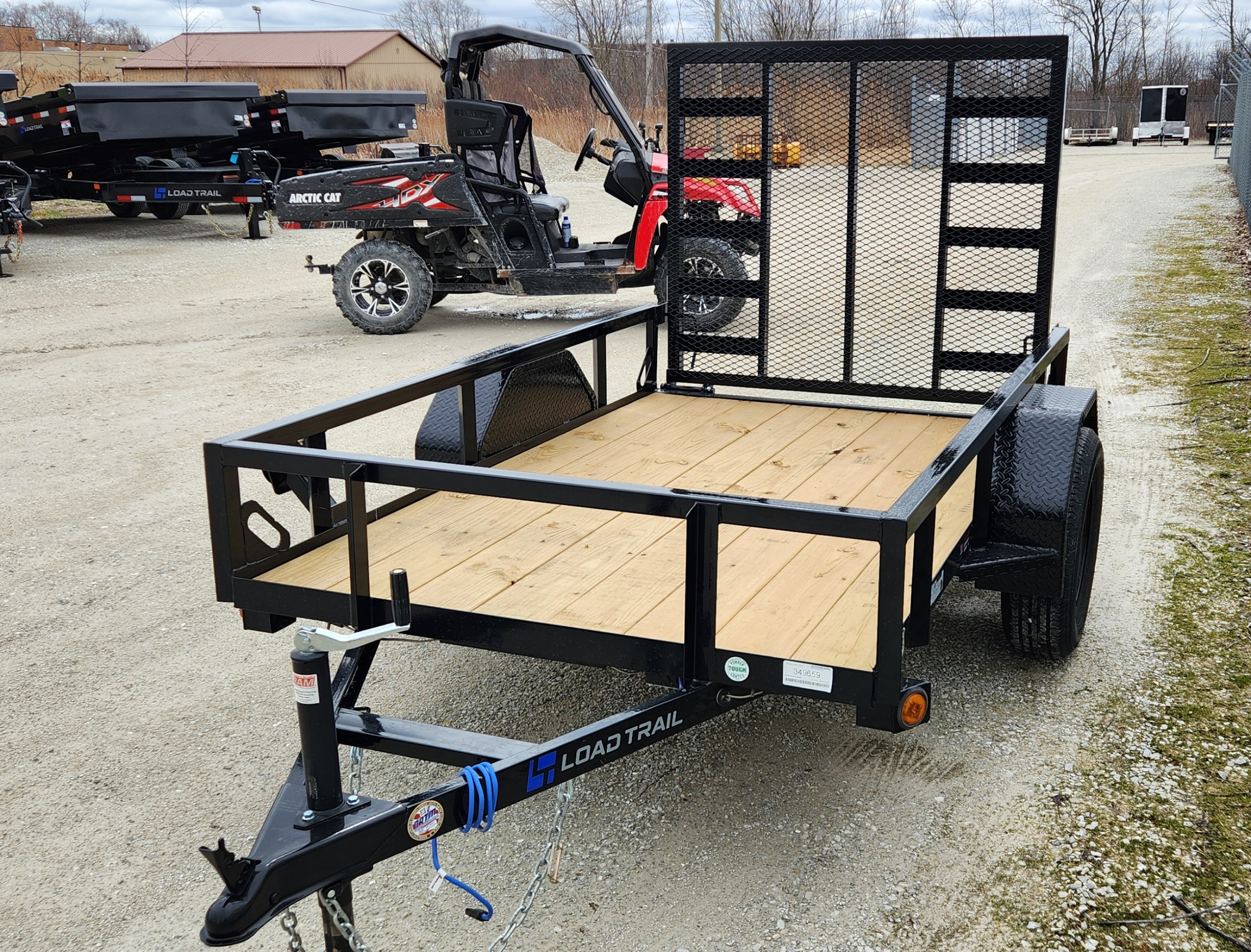 Load Trail 5 X 8 Single Axle Steel Angle Frame Utility Trailer with ...