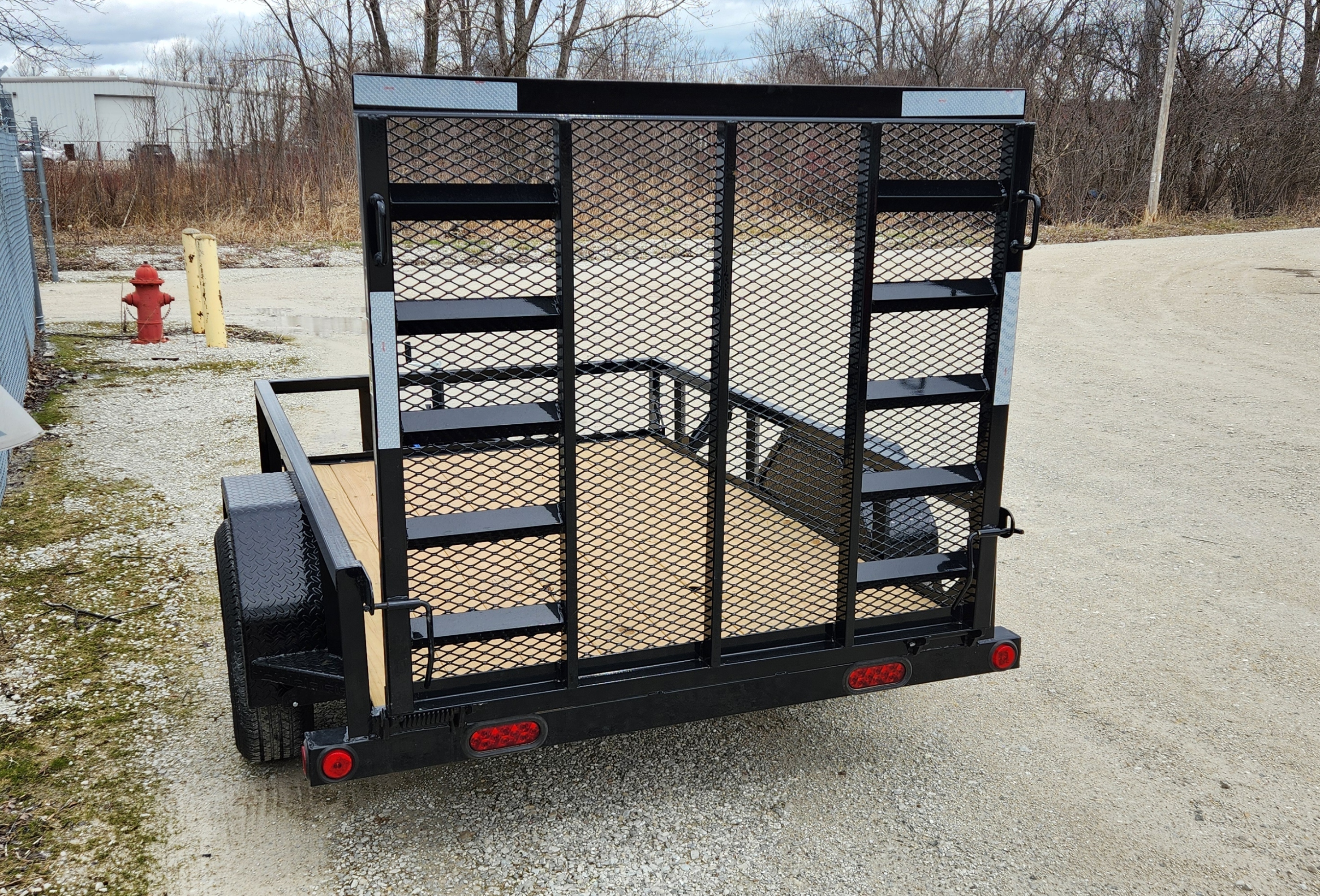 Load Trail 5 X 8 Single Axle Steel Angle Frame Utility Trailer with ...