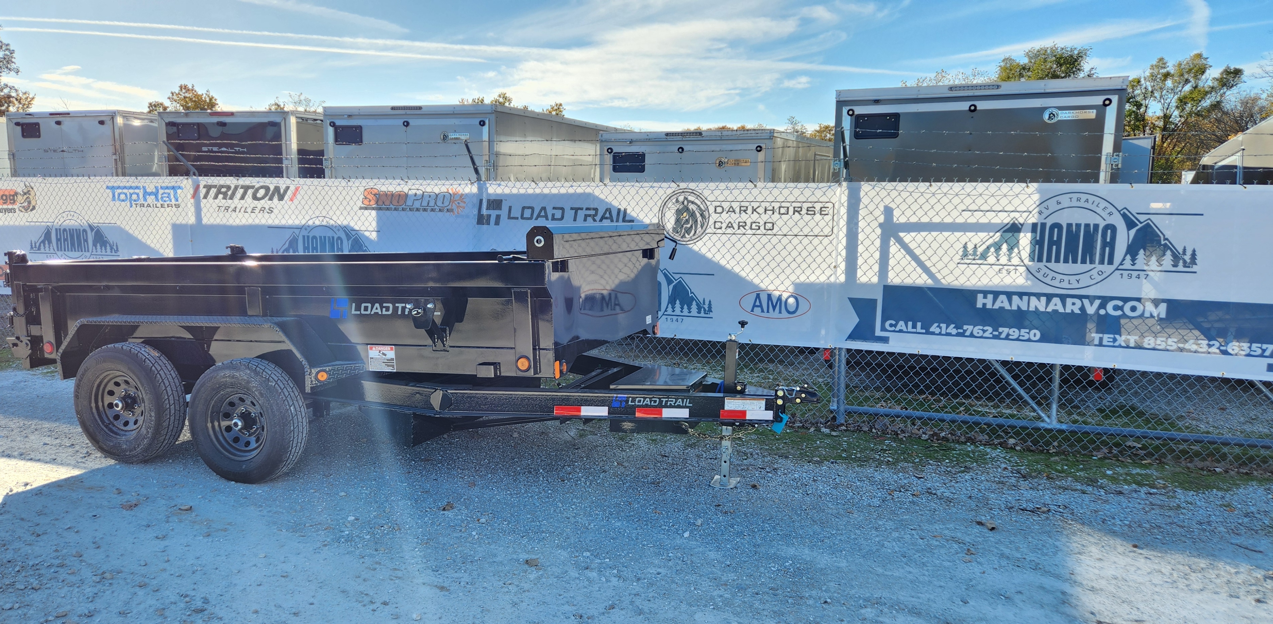 Load Trail 6 X 12 Tandem Axle 10,000 Lb Trailer -18" Sides | Hanna ...