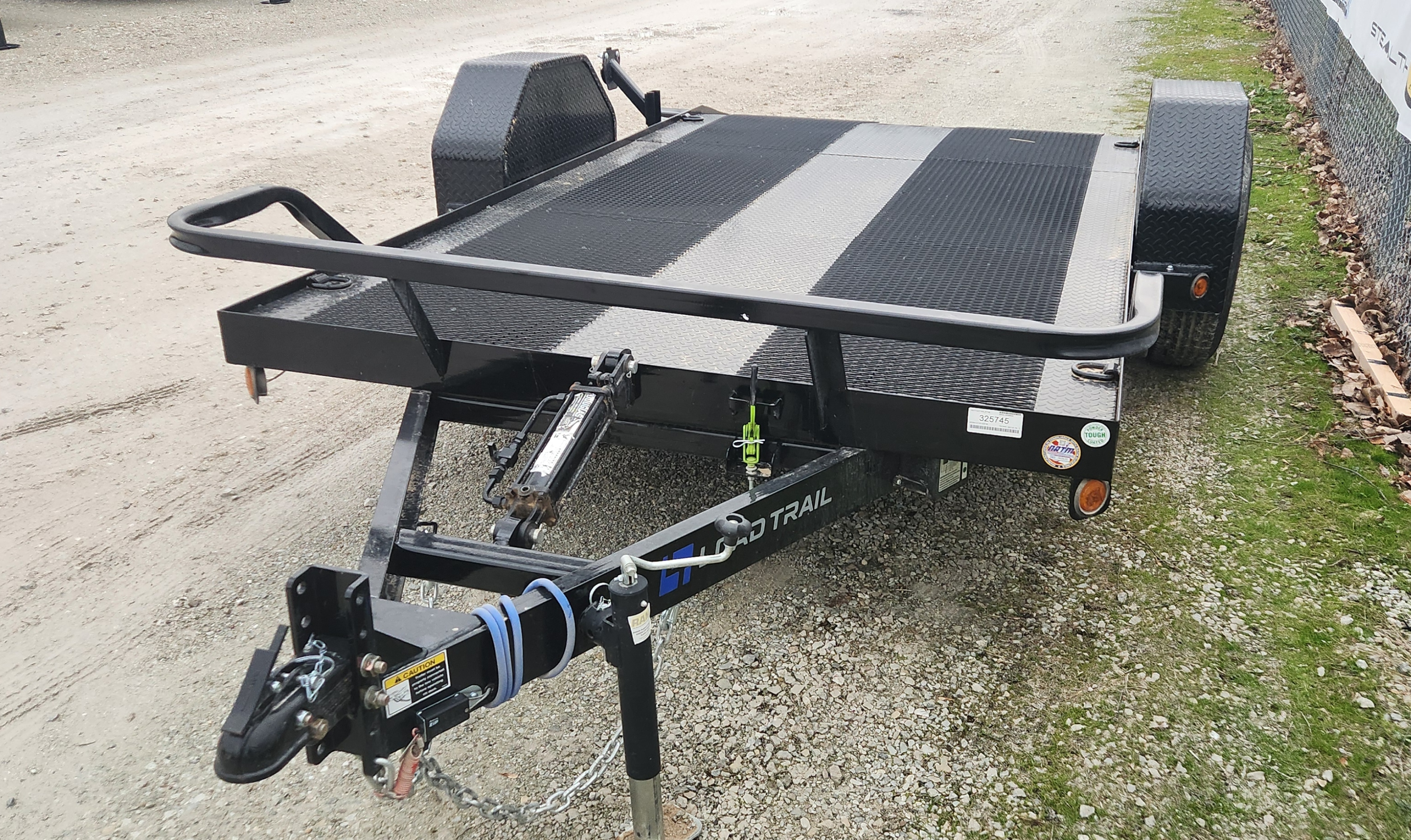 Load Trail 77 X 12 Single Axle 7,000 Lb Scissor Lift / Stump Grinder ...