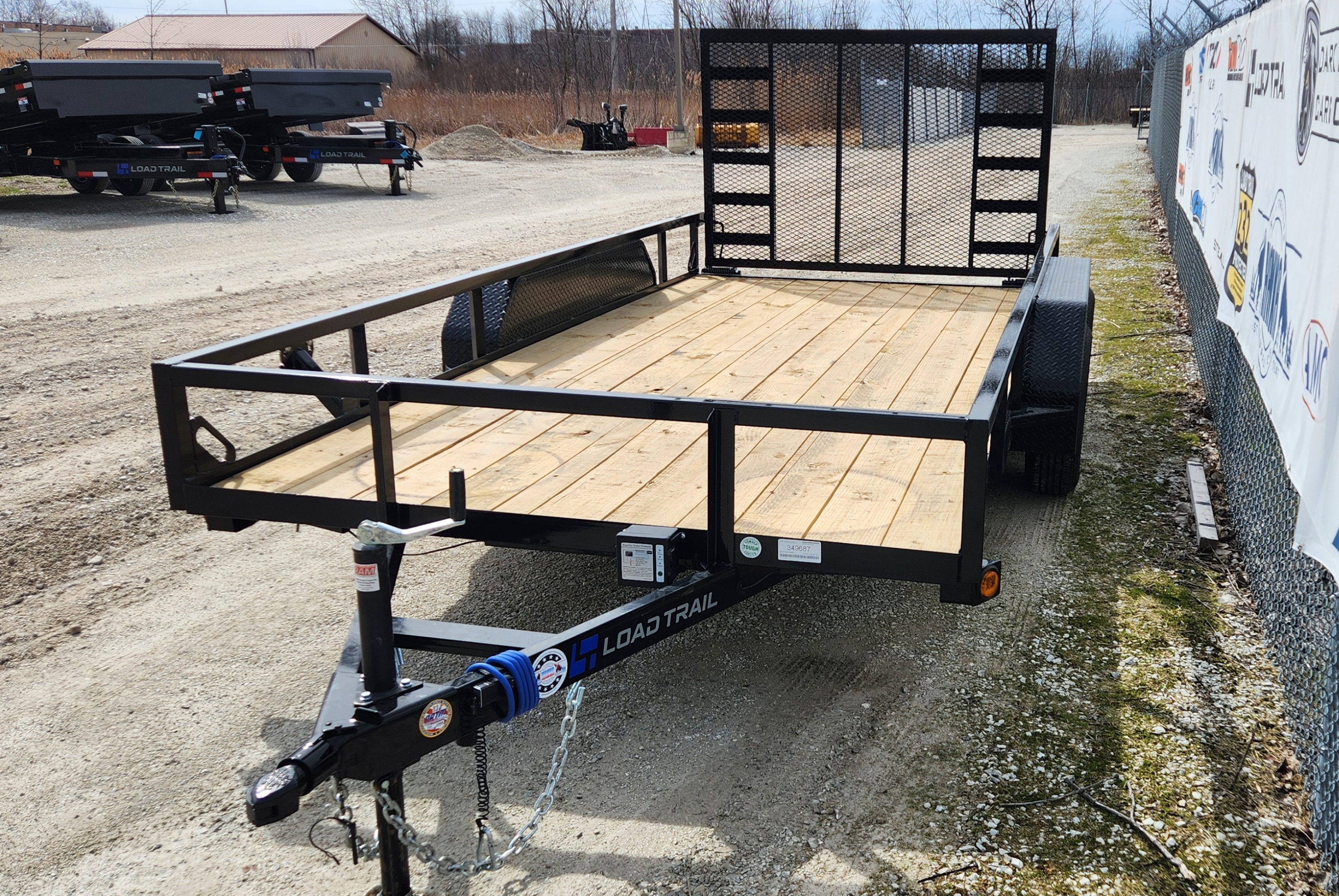 Load Trail 77' X 14' Steel Tandem Axle Utility Trailer with Spring ...