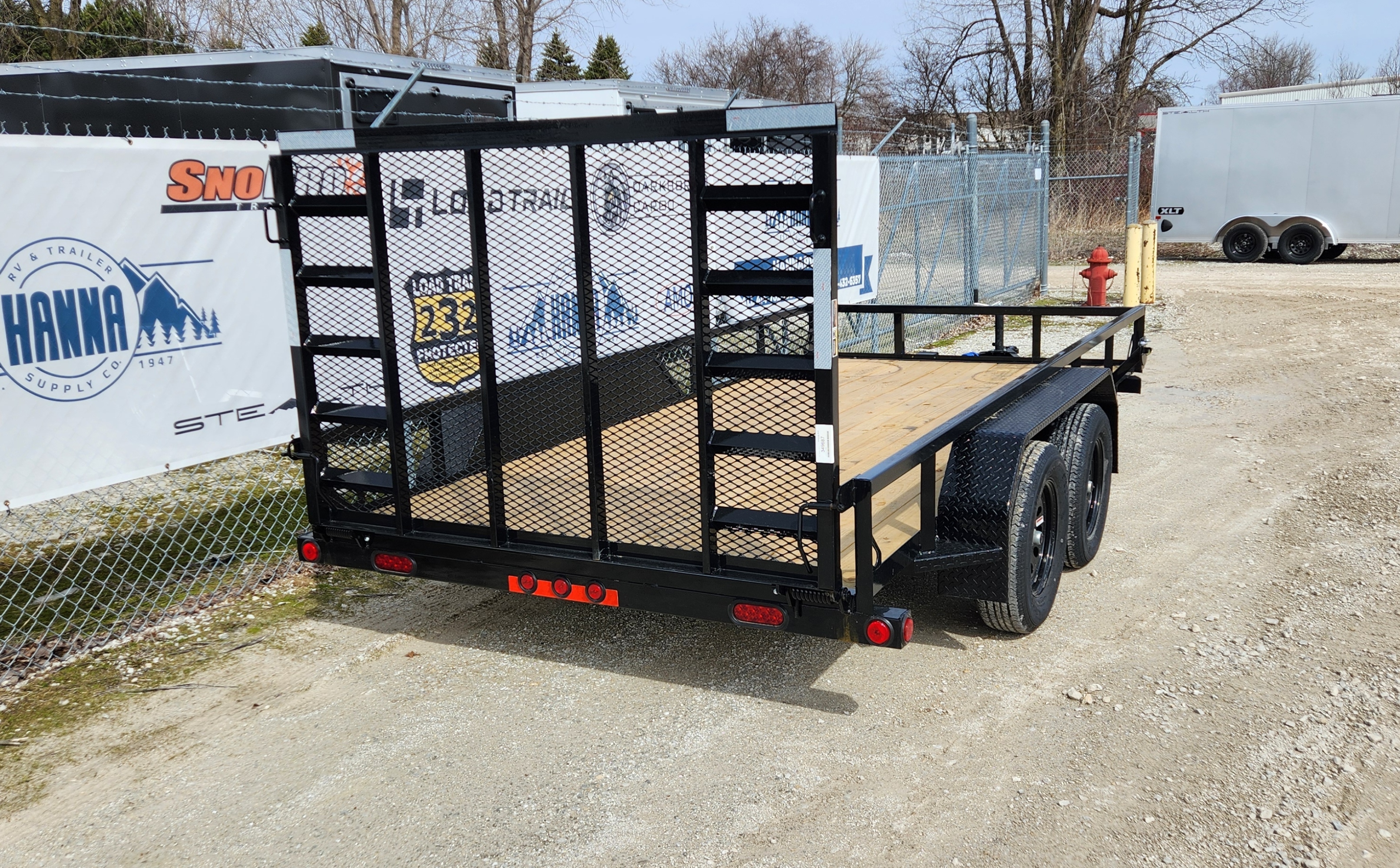 Load Trail 77' X 14' Steel Tandem Axle Utility Trailer with Spring ...