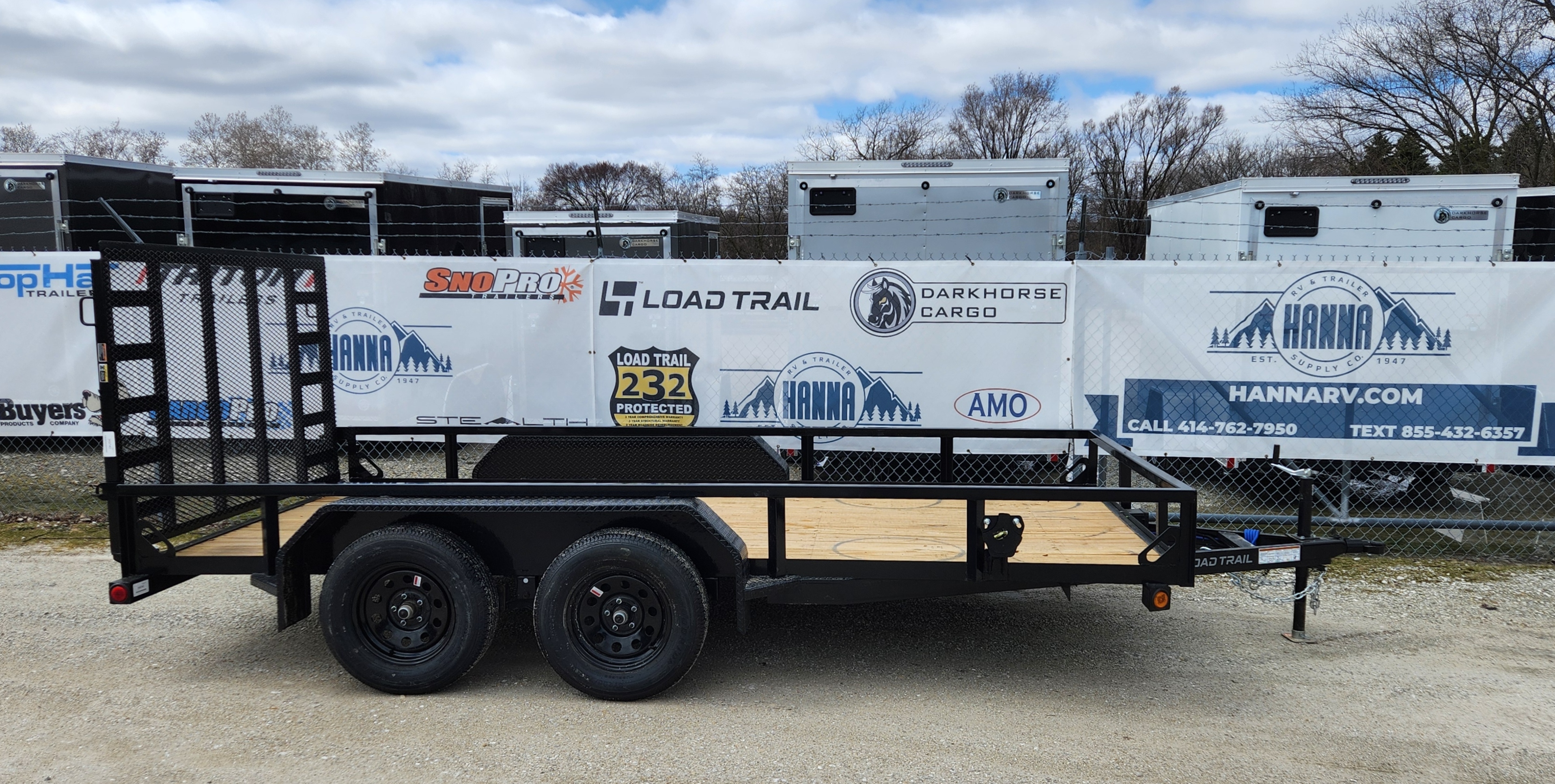 Load Trail 83' X 14' Steel Tandem Axle Utility Trailer with Spring ...
