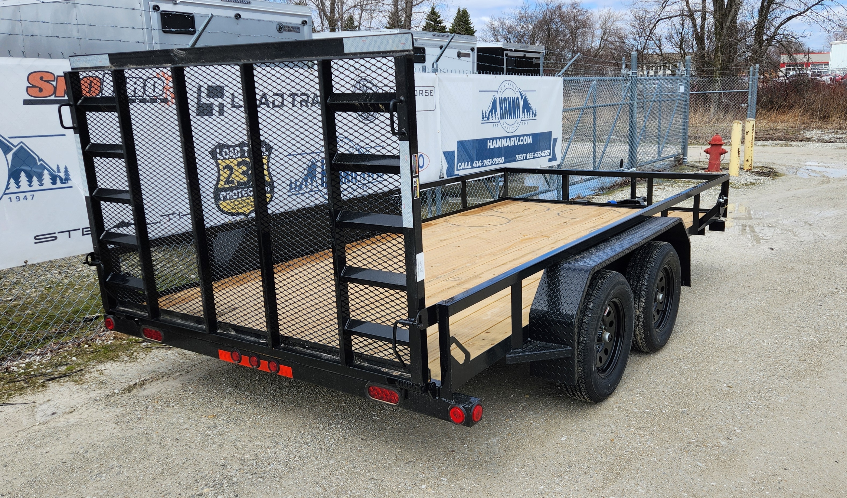 Load Trail 83' X 14' Steel Tandem Axle Utility Trailer with Spring ...