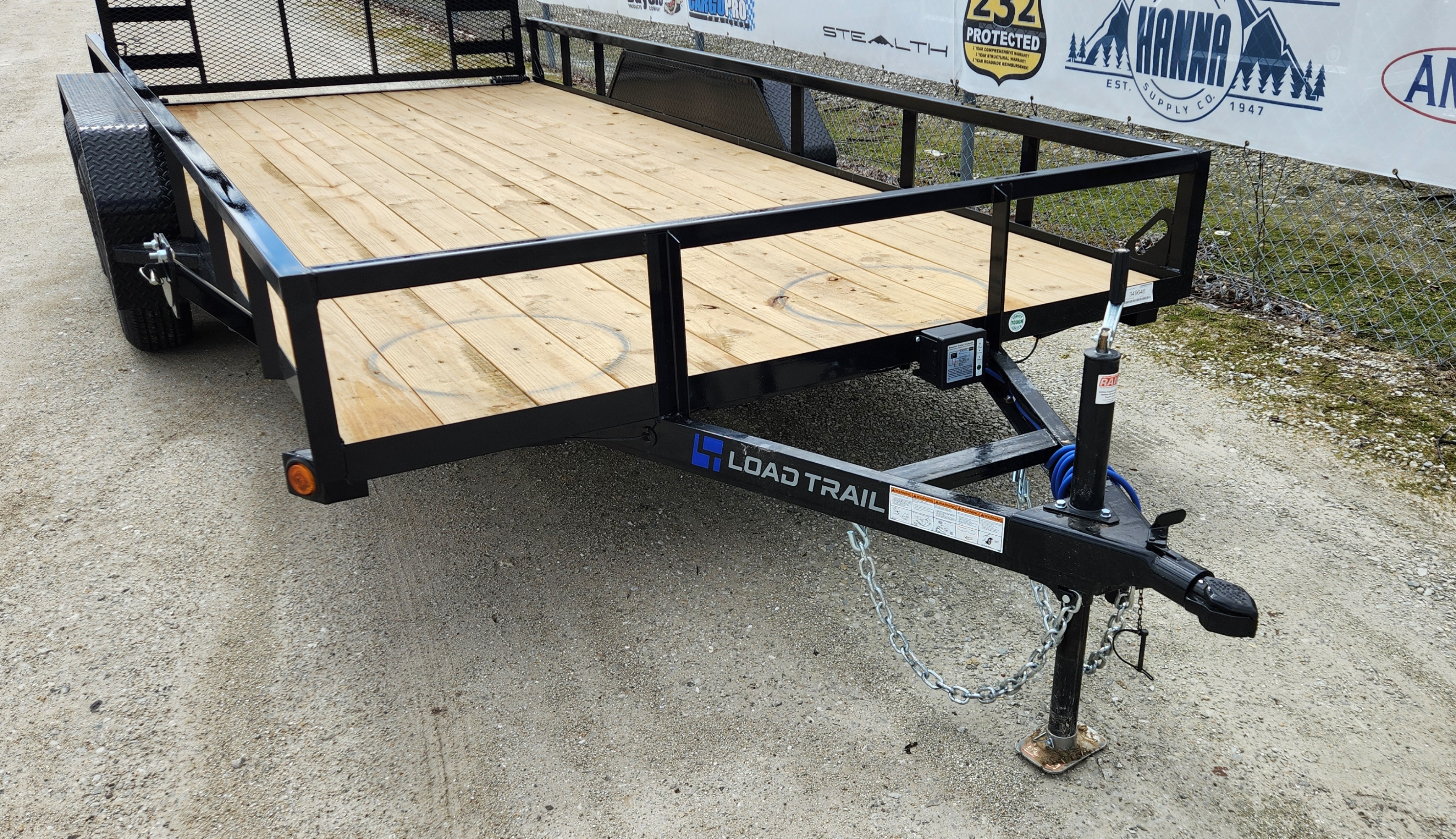 Load Trail 83" X 16' Steel Tandem Axle Utility Trailer with Spring ...