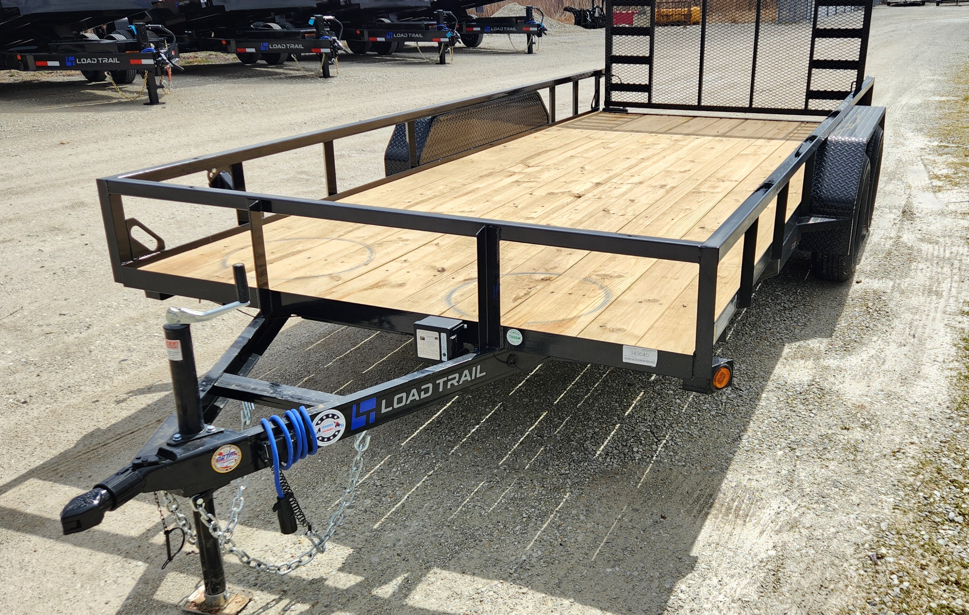 Load Trail 83" X 16' Steel Tandem Axle Utility Trailer with Spring ...