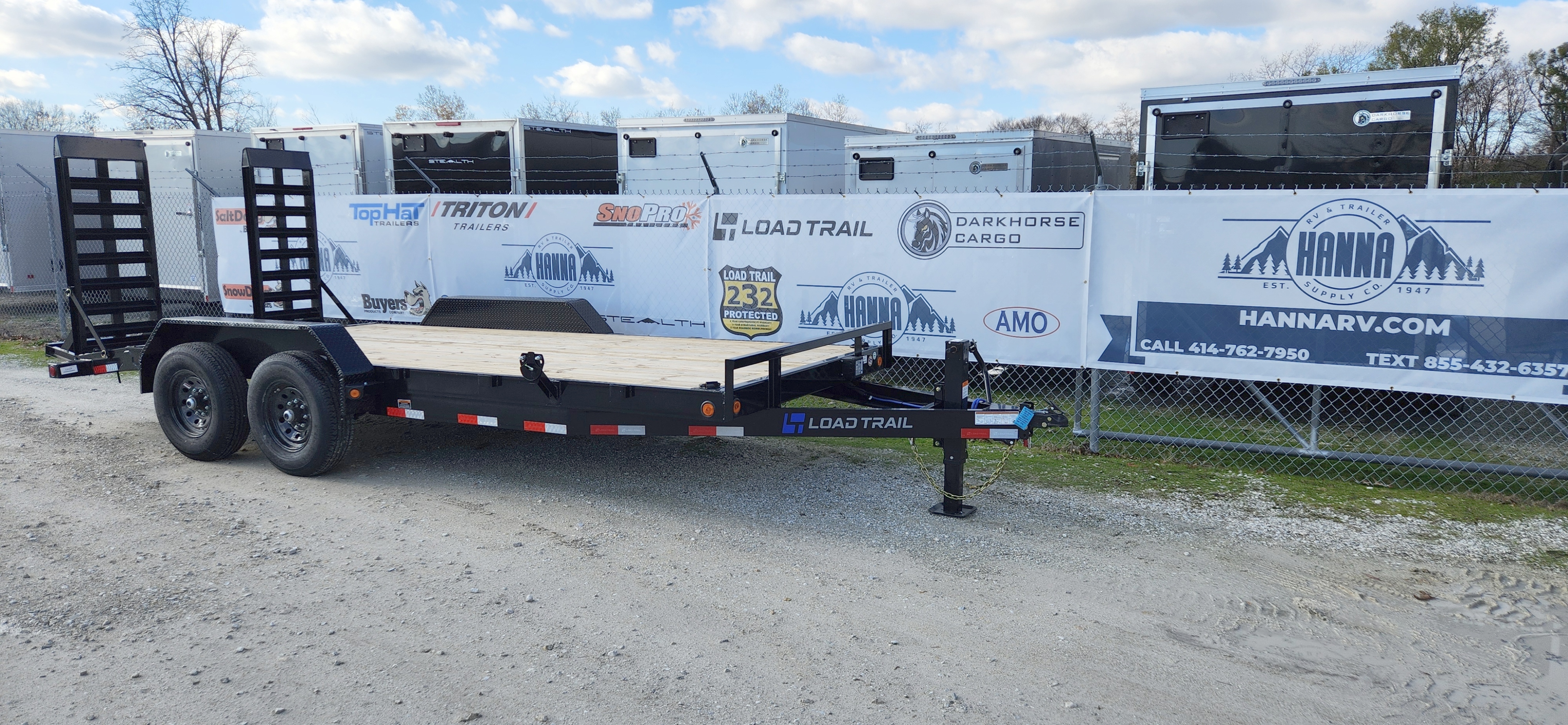 Load Trail 83" X 18' Tandem Axle 14,000 Lb Steel Car Hauler / Equipment ...