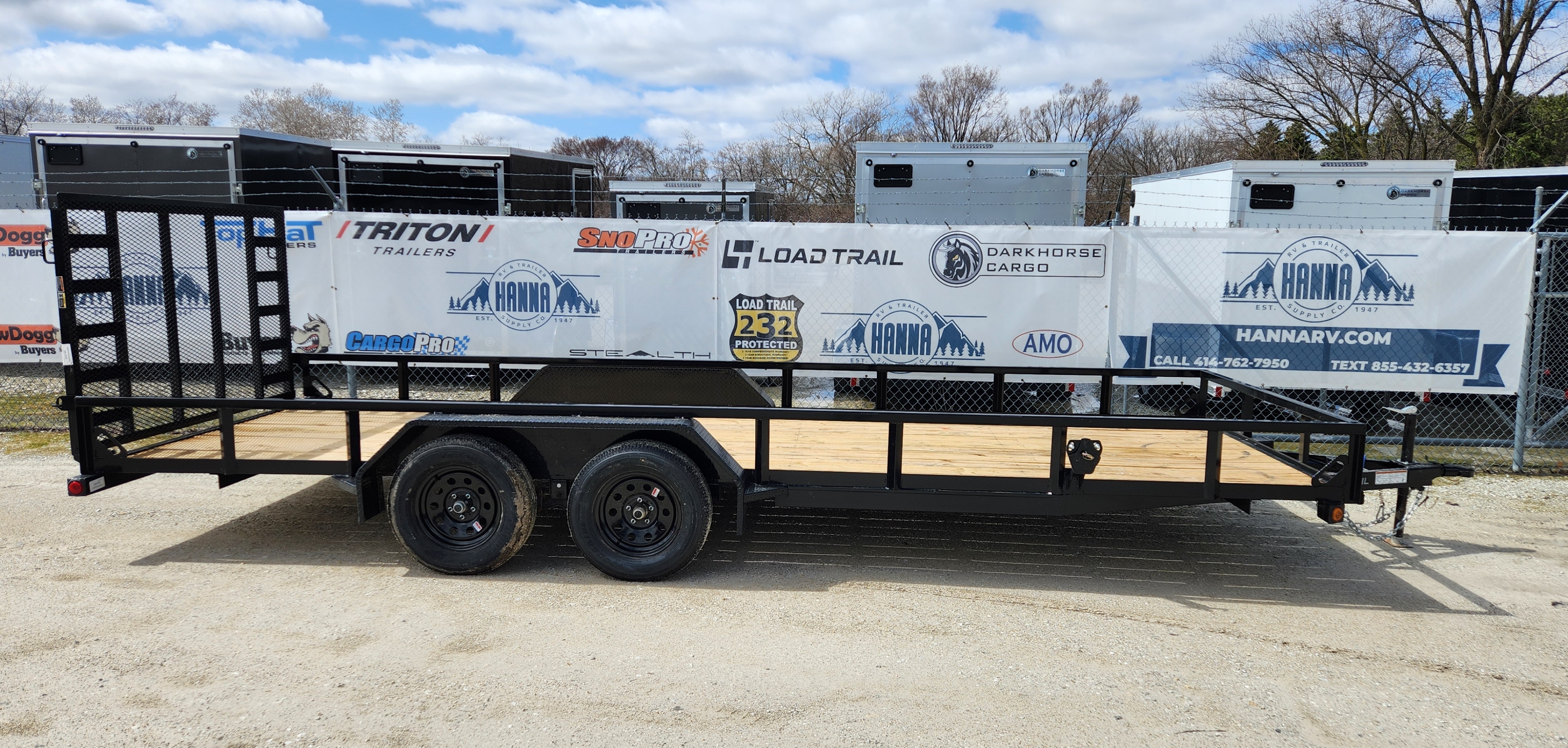 Load Trail 83" X 20' Steel Tandem Axle Utility Trailer with Spring ...