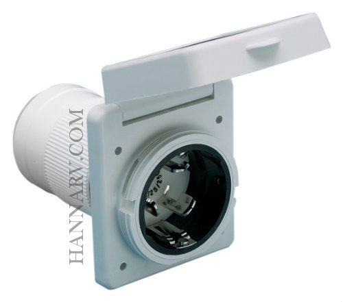 Marinco RV | 6353ELRV | 50 Amp Standard Power Inlet | Hanna Trailer Supply