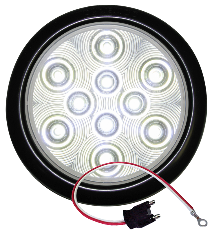 Optronics BUL-72CBK 6 Inch Oval Clear LED Utility Light Kit with ...