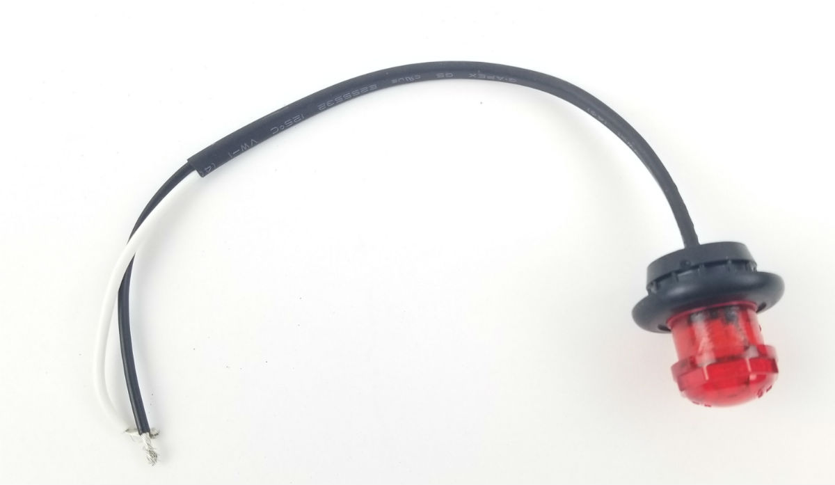 Optronics MCL10RKBP Red 3/4” LED non-directional marker/clearance light ...