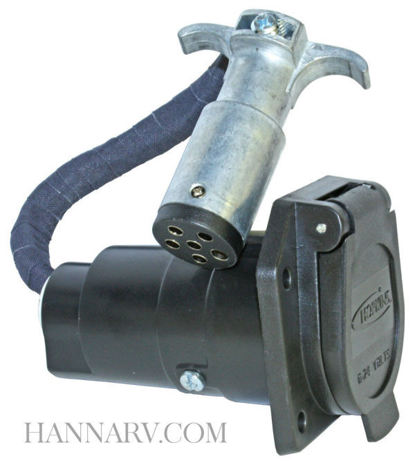 Redline ADP624 Trailer Connector Adapter - Converts 6-Way Round to 4 ...