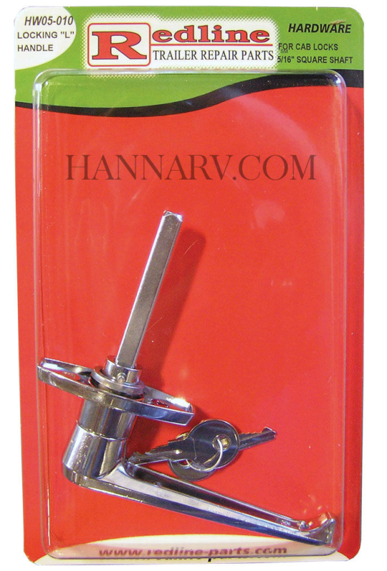 Redline | HW05-010 | Locking L-Style Door Handle for Cab Locks - 5/16 ...