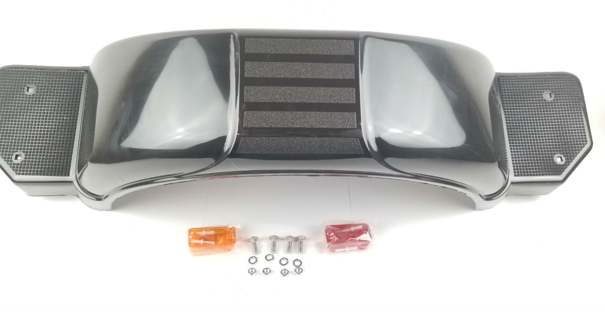 Shorelander SK0121-03 Black Poly Fender Kit for 13" Tires - 9" Width ...