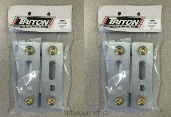 Triton 08840 Quickslide Tie Down Kit - 2 Pack - Includes 4 Tie Downs ...