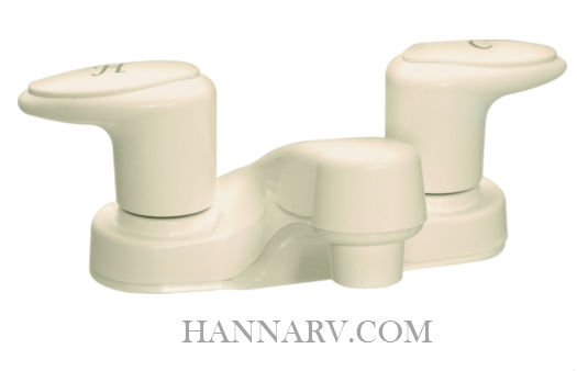 Valterra PF222101 Two Handle RV Lavatory Faucet - Biscuit Color | Hanna ...