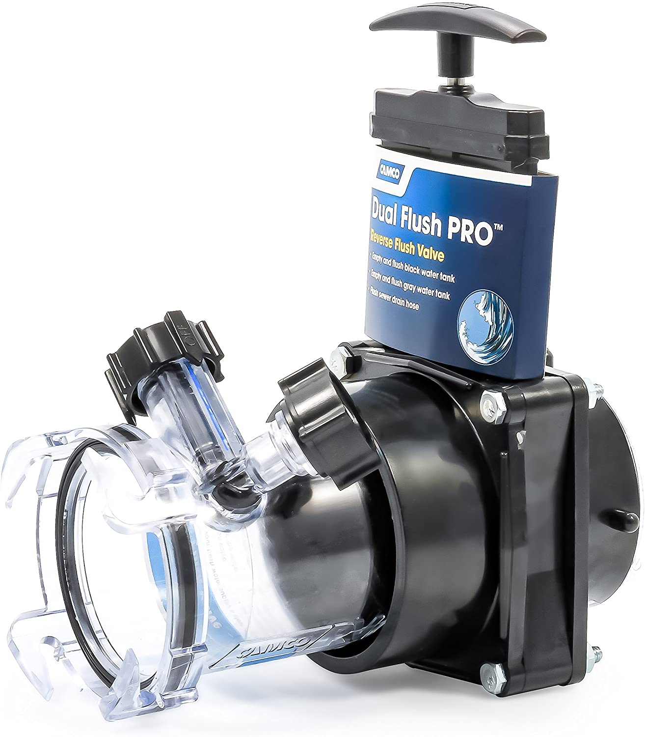 Camco 39062 | Dual Flush Pro Reverse Flush Valve | Hanna Trailer Supply