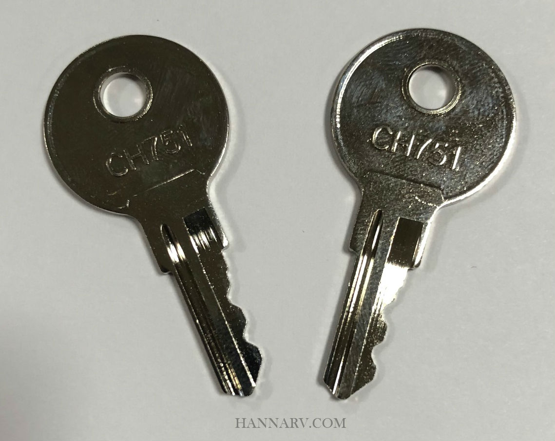 JR Products | CH751-A | Replacement Hurd Key - 2 Pack | Hanna Trailer ...