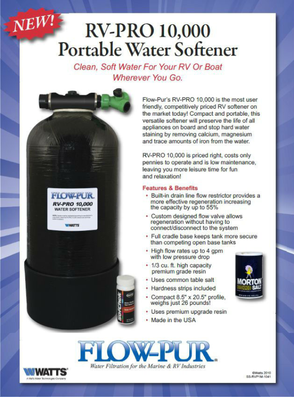 Flow-Pur RV-Pro 10,000 Portable Water Softener | Hanna Trailer Supply