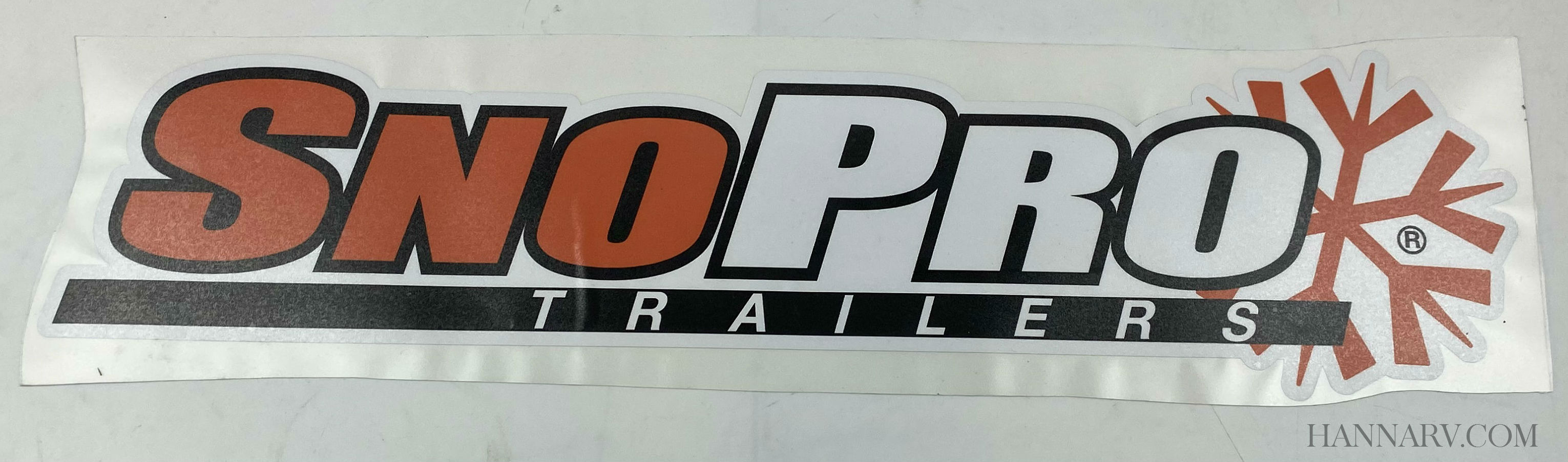 SNOPRO Large Brand Logo Decal | Hanna Trailer Supply