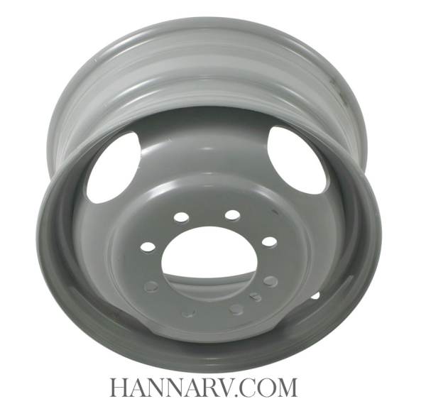 O.E.M. Dual Wheels WHD175675-275-80E - 17.5 x 6.75 Inch White Dual ...