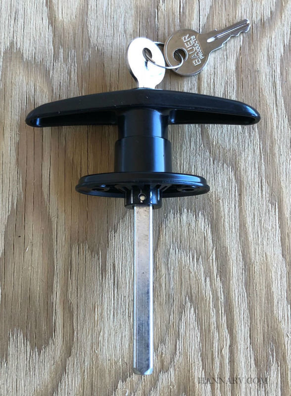 Triton 08387 Locking T-Handle with Keys | Parts and Accessories for ...